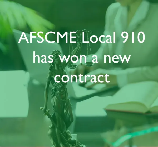 AFSCME Local 910 has won new contract | AFSCME District Council 36